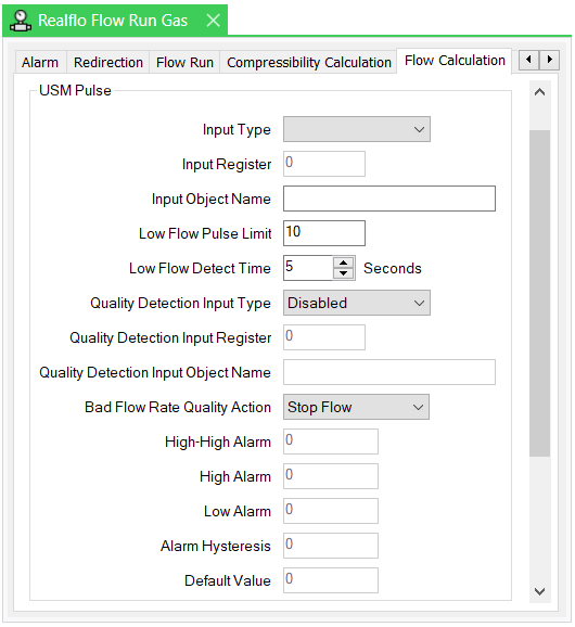 SCADAPack Modbus Realflo Driver Guide - AGA-9 USM Pulse Properties (Configuring a SCADAPack ...